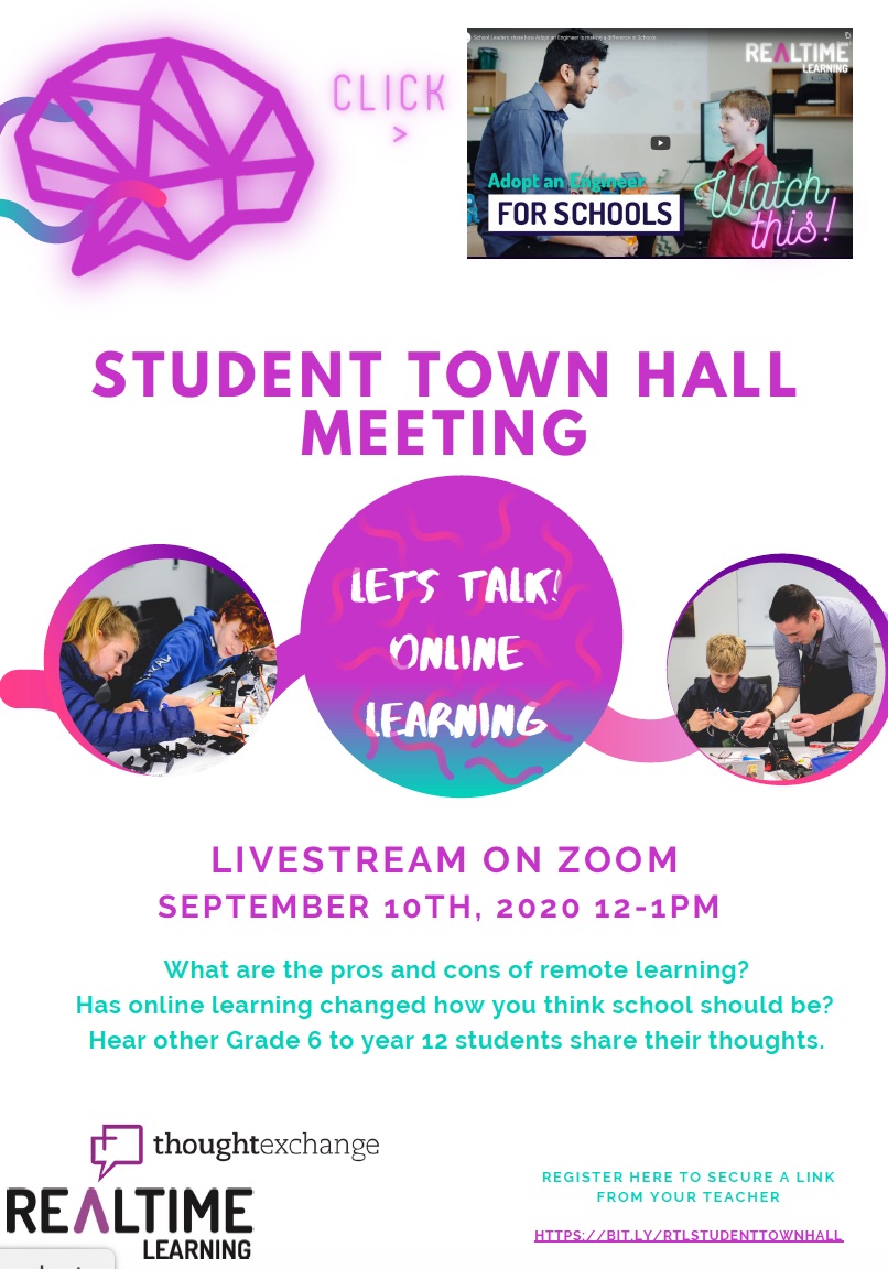 A student forum to talk about the lessons learnt from Remote Learning ...